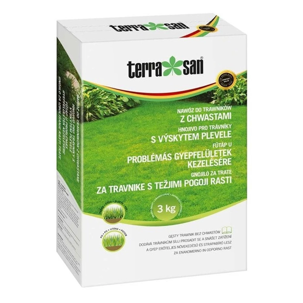 Terrasan Fűtáp U Gyomcsökkentő Pázsit Trágya (100M2) 3kg | Gazda-Barkacs.hu