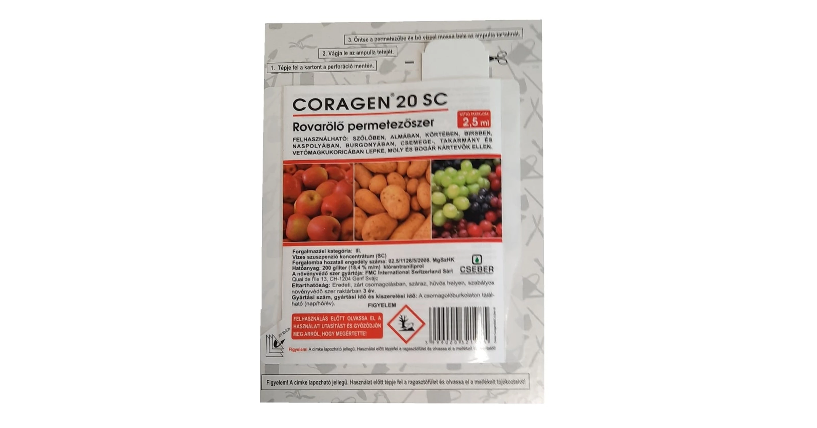 Coragen 20 Sc Rovarölő Permetezőszer 2,5ml | Gazda-Barkacs.hu