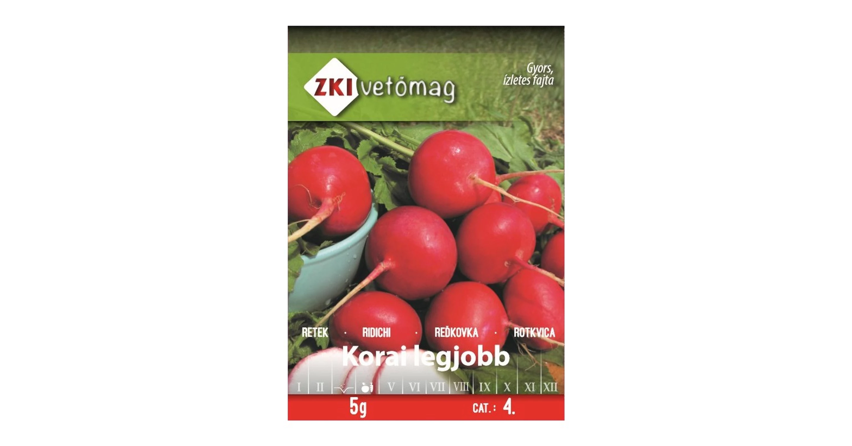 ZKI Retek (Korai Legjobb) Vetőmag 5G | Gazda-Barkacs.hu