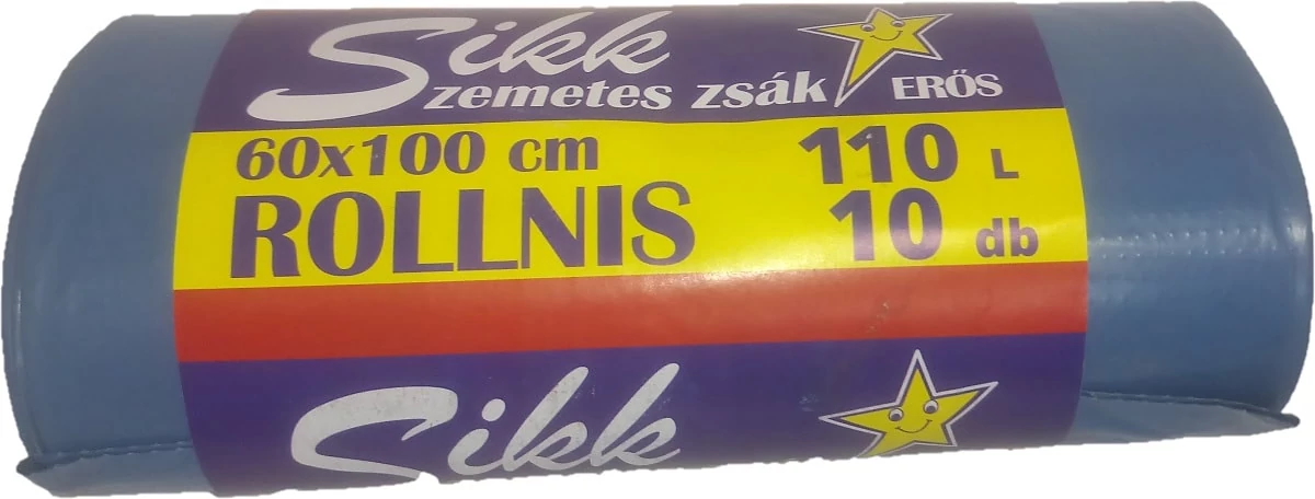 Sikk Erős Szemetes Zsák Kék 60X100cm 110L (10db) | Gazda-Barkacs.hu
